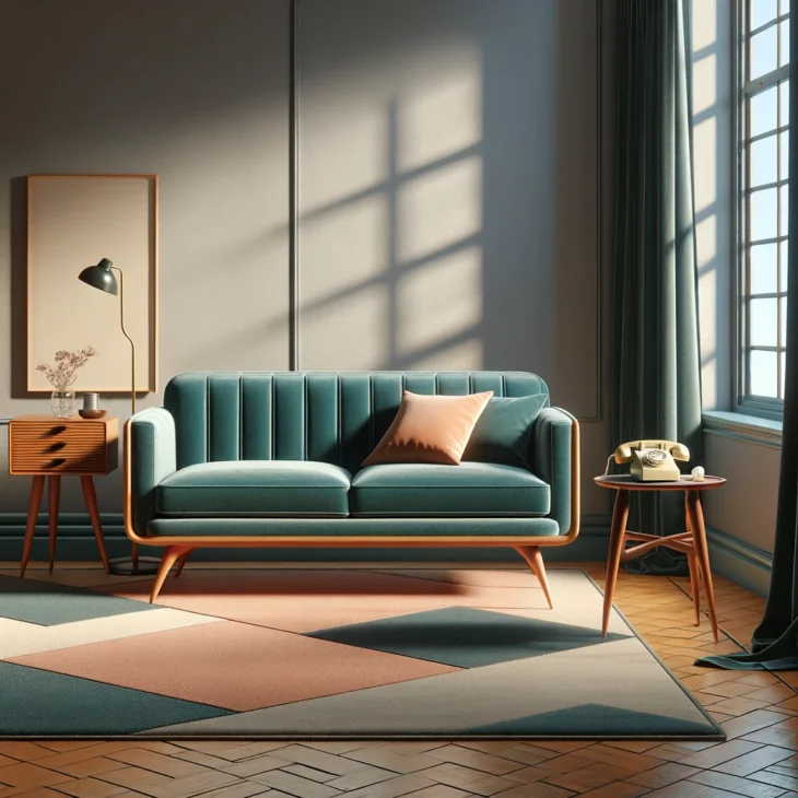 Mid-Century Modern Wohnzimmer: 10 Ideen für zeitlosen Retro-Charme ...